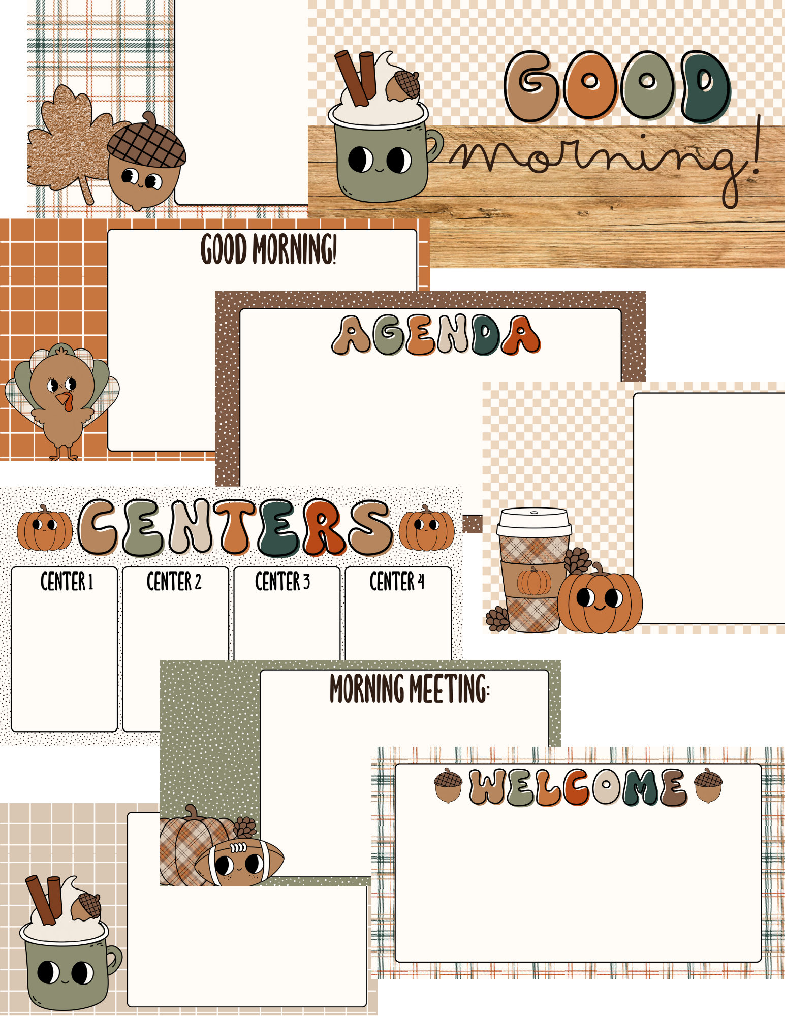 Groovy Fall Classroom Decor Bundle - Etsy