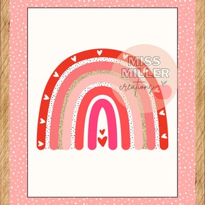 Modern Valentine's Day Classroom Decor Posters - Etsy