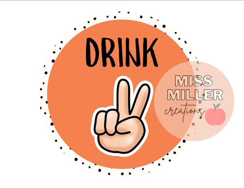 Groovy Boho Hand Signals Classroom Posters editable - Etsy