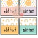 Pastel Boho Rainbow Classroom Labels editable - Etsy