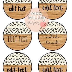 Neutral Boho Rainbow Classroom Labels [editable] - Etsy