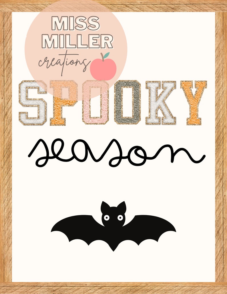 Boho Halloween Classroom Decor Posters - Etsy