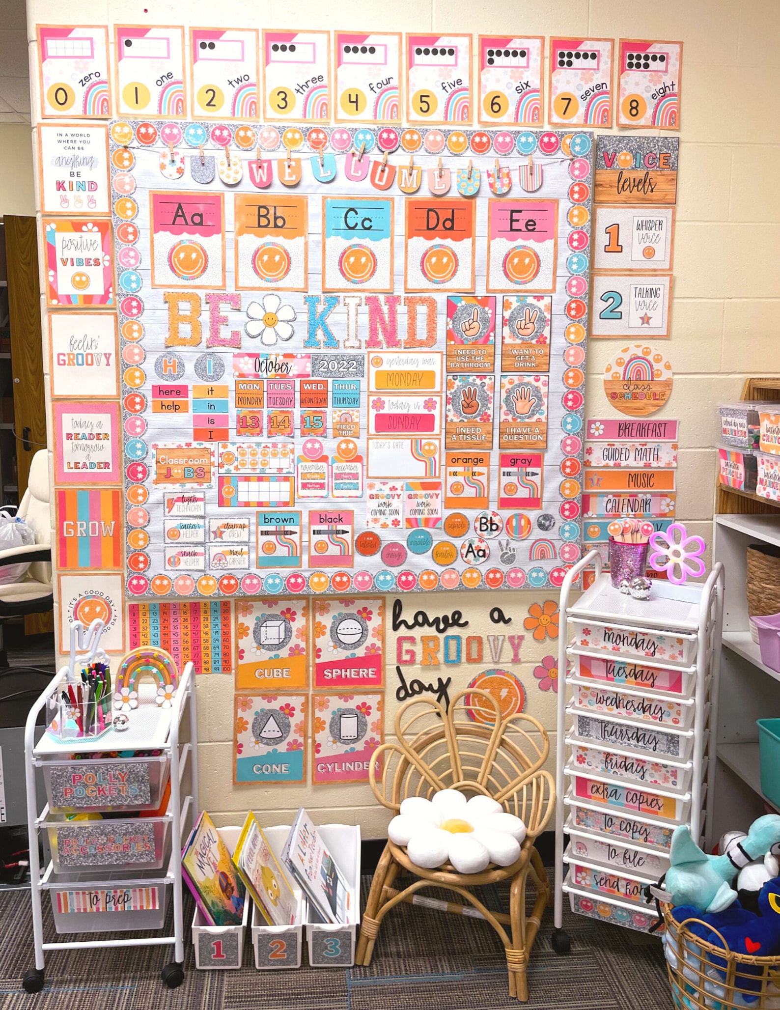 Groovy Glitter Complete Classroom Collection - Etsy