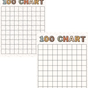 Farm Friends Interactive 100 Chart - Etsy
