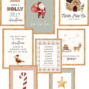 Boho Christmas Classroom Decor Posters - Etsy
