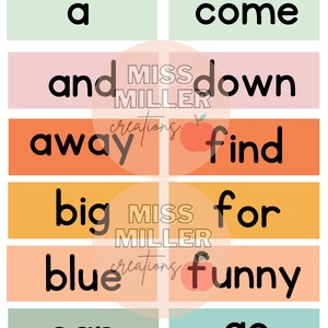 Groovy Boho Word Wall [editable] - Etsy