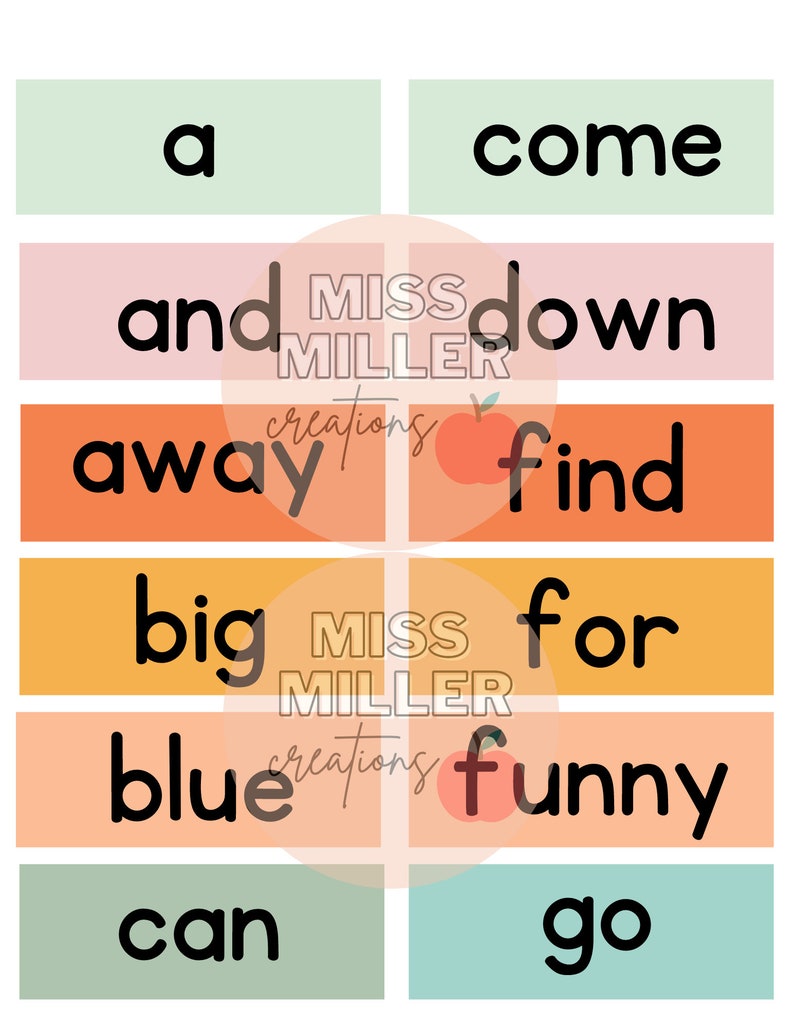 Groovy Boho Word Wall editable - Etsy