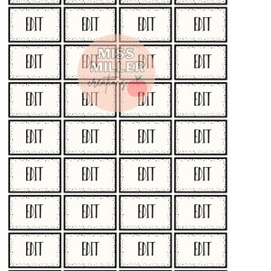 Boho Tropics Teacher Toolbox Labels [editable] - Etsy