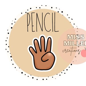 Neutral Boho Rainbow Hand Signals Classroom Posters [editable] - Etsy