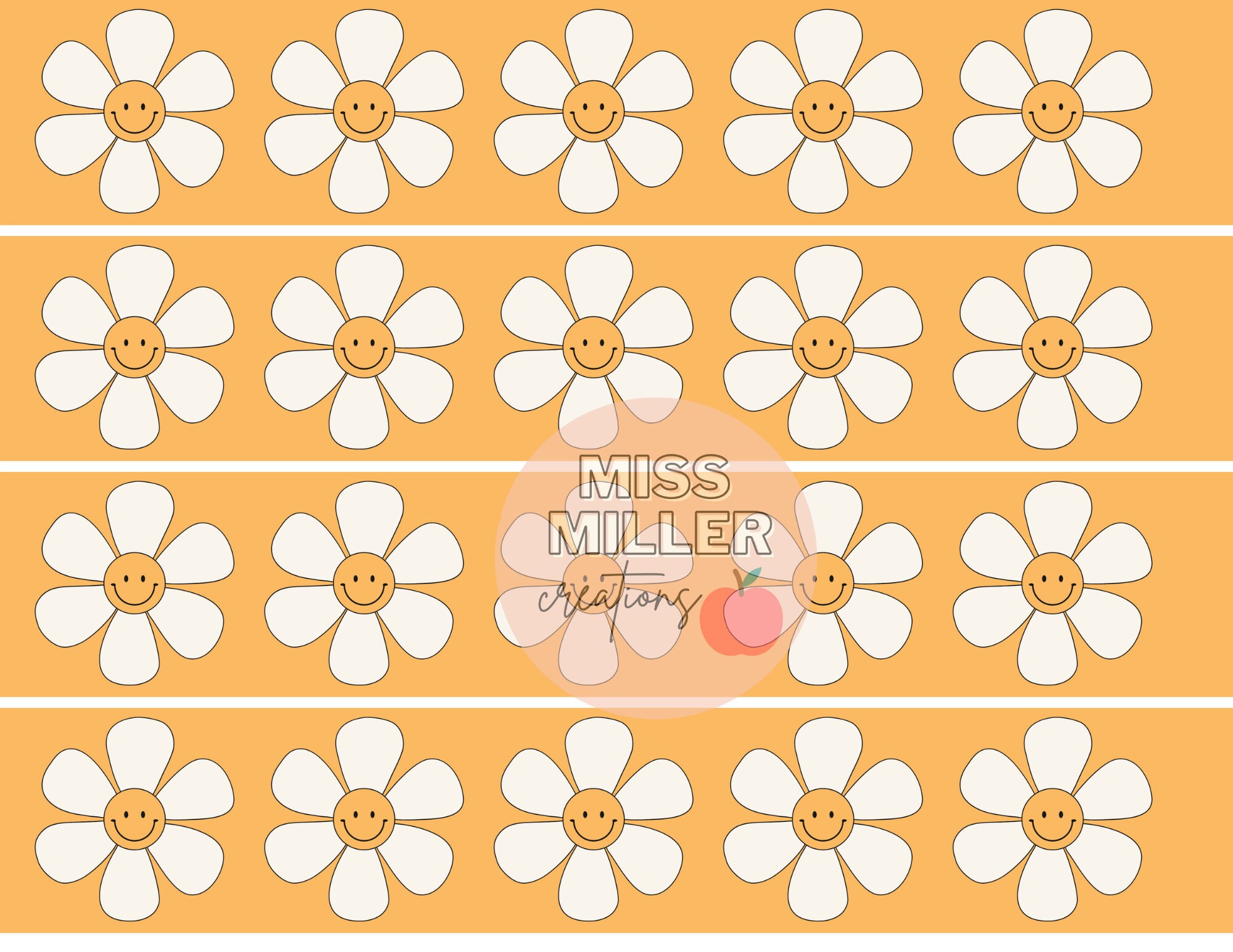 Groovy Glitter Bulletin Board Borders Pack - Etsy