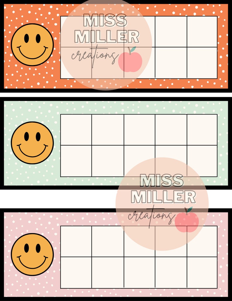 Groovy Boho Math Classroom Displays - Etsy