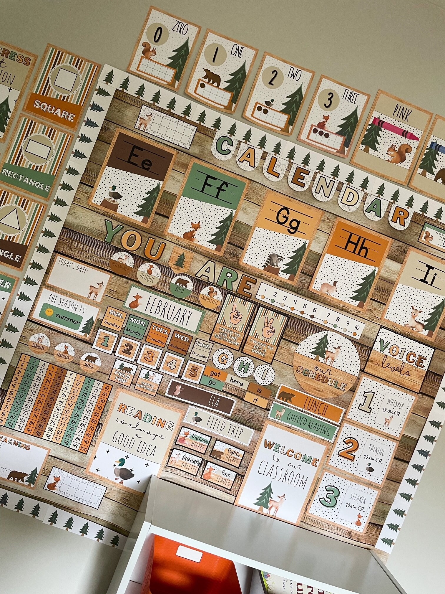 Woodland Theme Complete Classroom Collection - Etsy