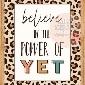 Boho Tropics Classroom Decor Posters - Etsy