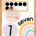 Pastel Boho Rainbow Classroom Number Posters - Etsy
