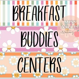 Retro Rainbow Classroom Schedule [editable] - Etsy