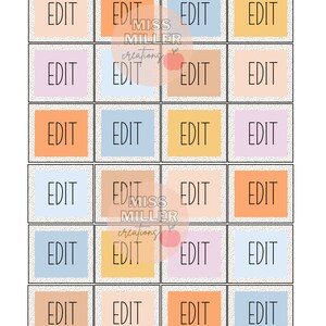 Daisy Dreams Teacher Toolbox Labels [editable] - Etsy
