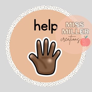 Daisy Dreams Hand Signals Classroom Posters [editable] - Etsy