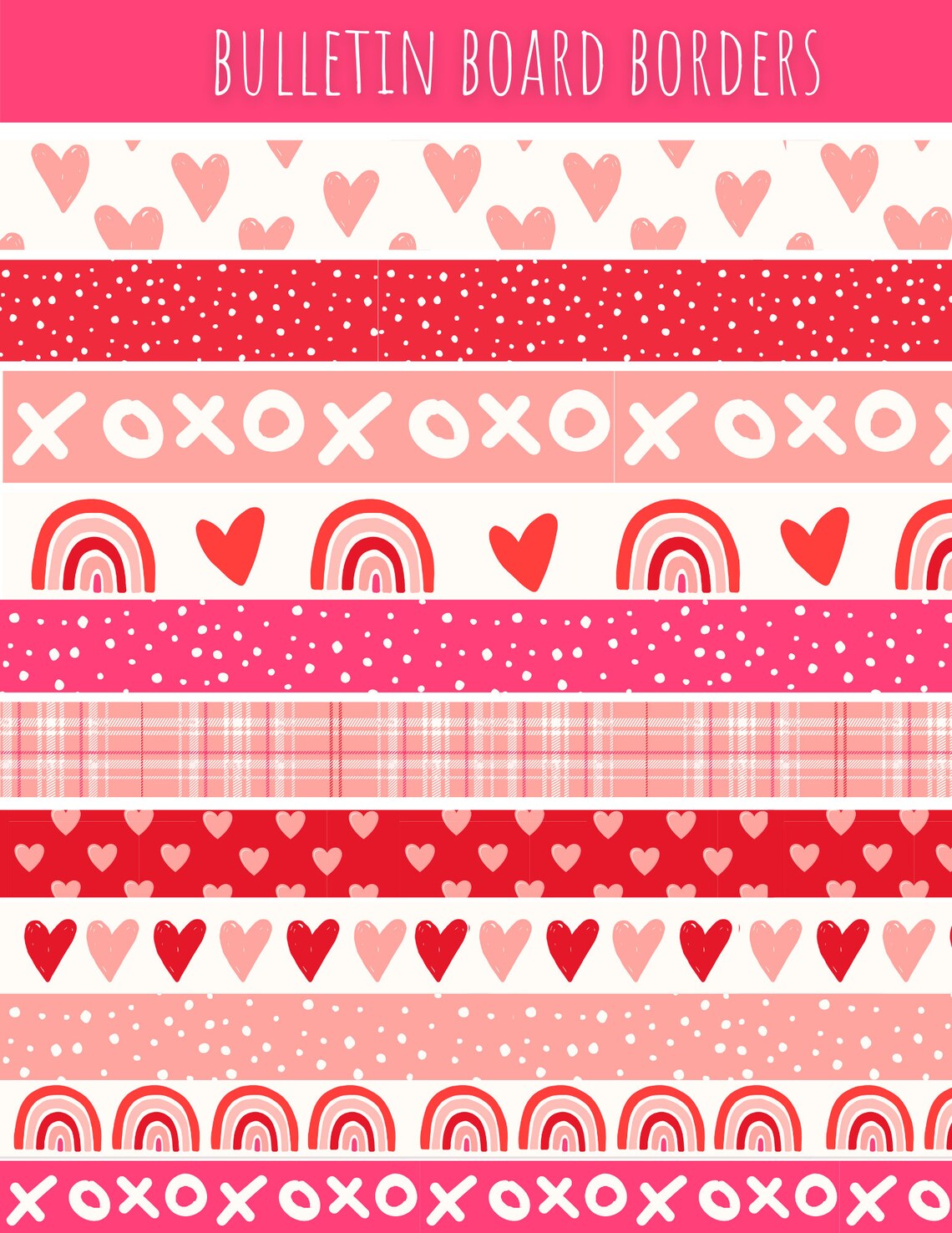 Valentine's Day Classroom Decor Collection - Etsy