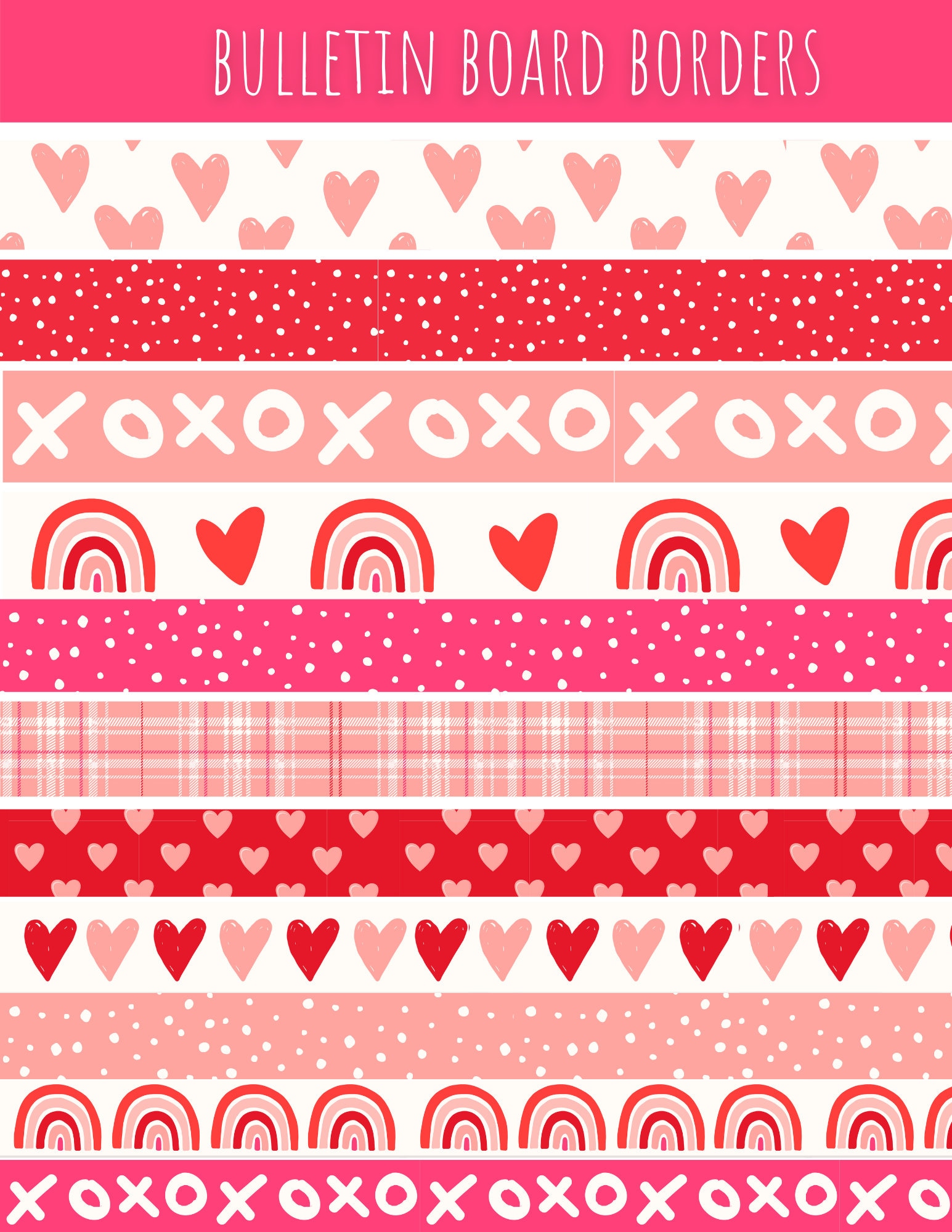 Valentine's Day Classroom Decor Collection - Etsy