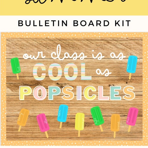 Hello Summer Bulletin Board Kit - Etsy Canada