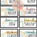 Pastel Boho Rainbow Class Jobs Display editable - Etsy