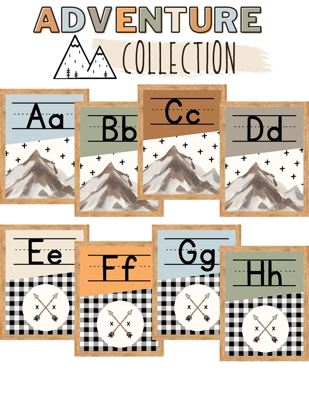 Adventure Classroom Alphabet Posters - Etsy
