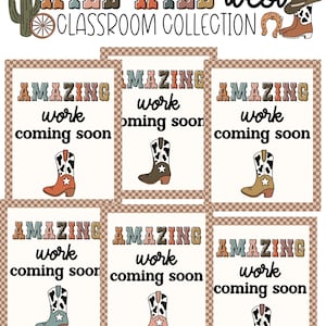 Wild Wild West Complete Classroom Collection [editable] - Etsy