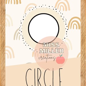 Neutral Boho Rainbow Shape Posters - Etsy