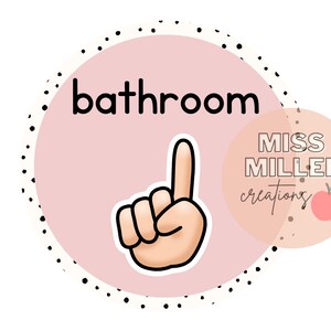 Groovy Boho Hand Signals Classroom Posters [editable] - Etsy