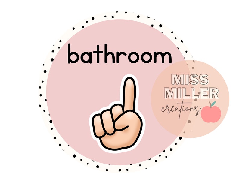 Groovy Boho Hand Signals Classroom Posters editable - Etsy