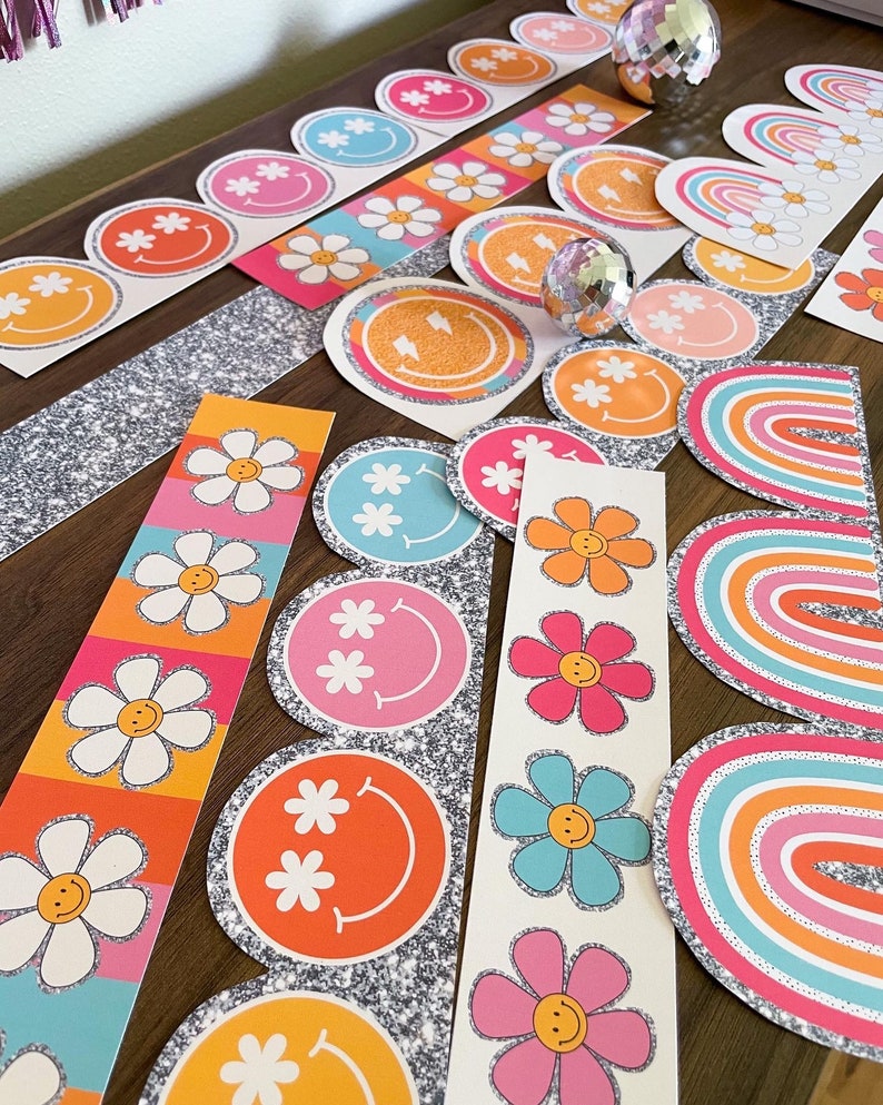 Groovy Glitter Complete Classroom Collection GROWING BUNDLE - Etsy