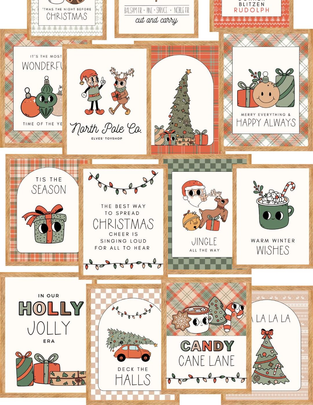 The Holly Jolly Era Classroom Decor Posters - Etsy