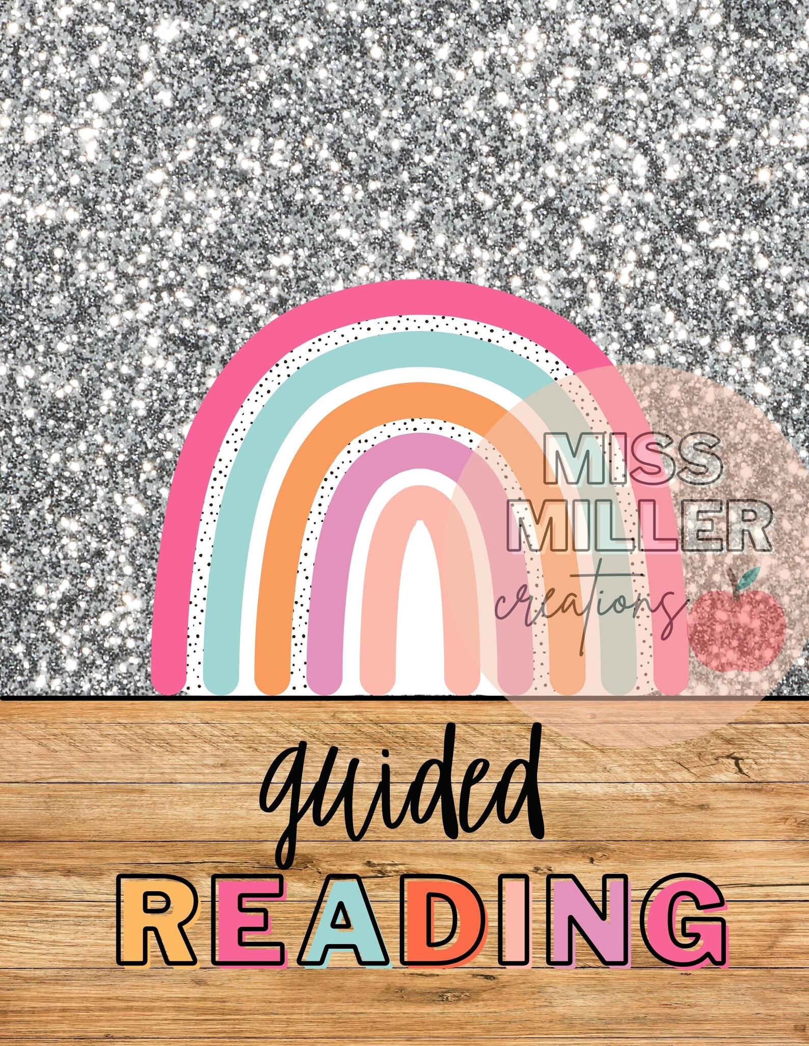 Groovy Glitter Binder Covers editable - Etsy