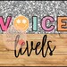Groovy Glitter Voice Level Classroom Posters - Etsy