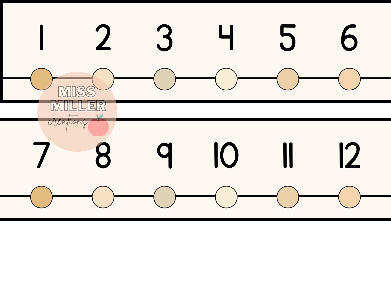 Neutral Boho Rainbow Classroom Math Displays - Etsy
