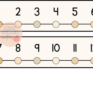 Neutral Boho Rainbow Classroom Math Displays - Etsy