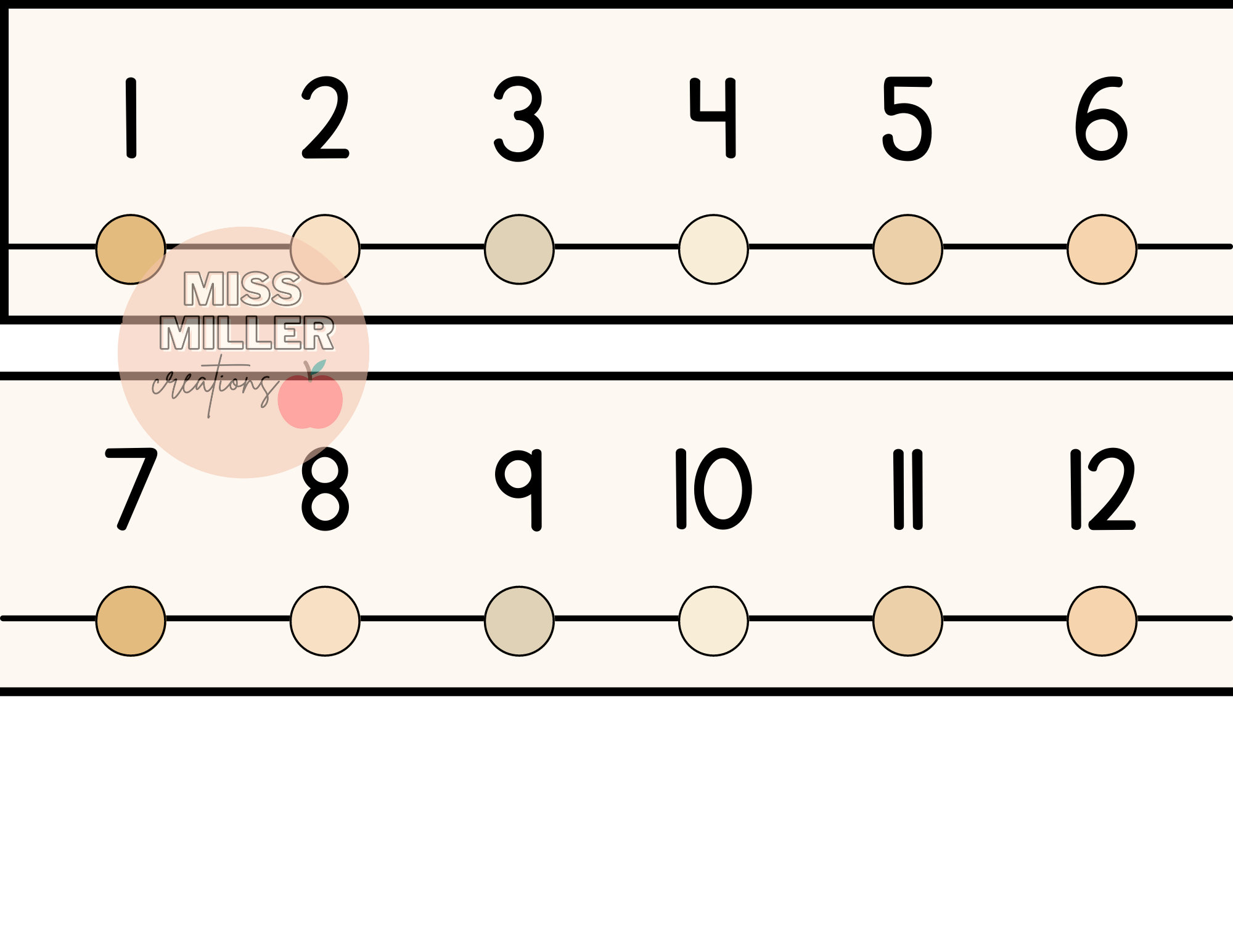 Neutral Boho Rainbow Classroom Math Displays - Etsy
