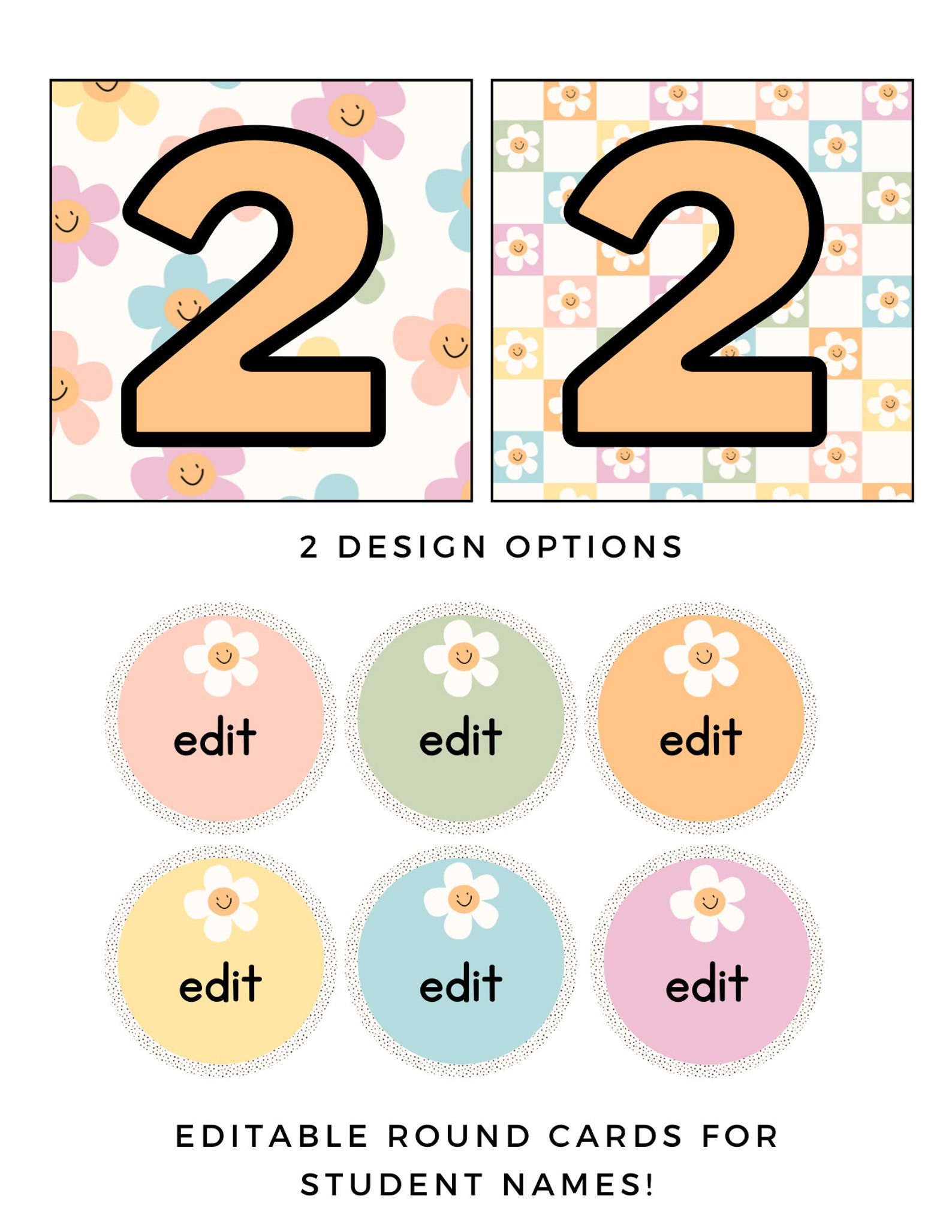 Groovy Pastel Classroom Door Display - Etsy