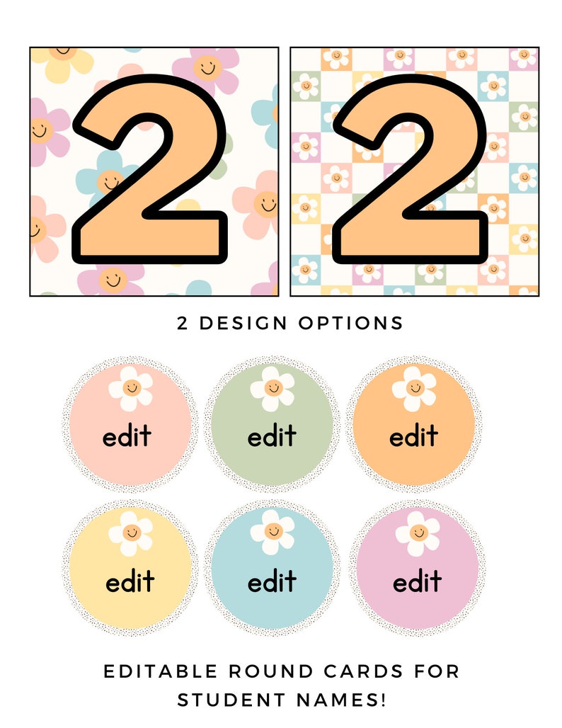 Groovy Pastel Classroom Door Display - Etsy