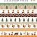 Woodland Bulletin Board Borders - Etsy