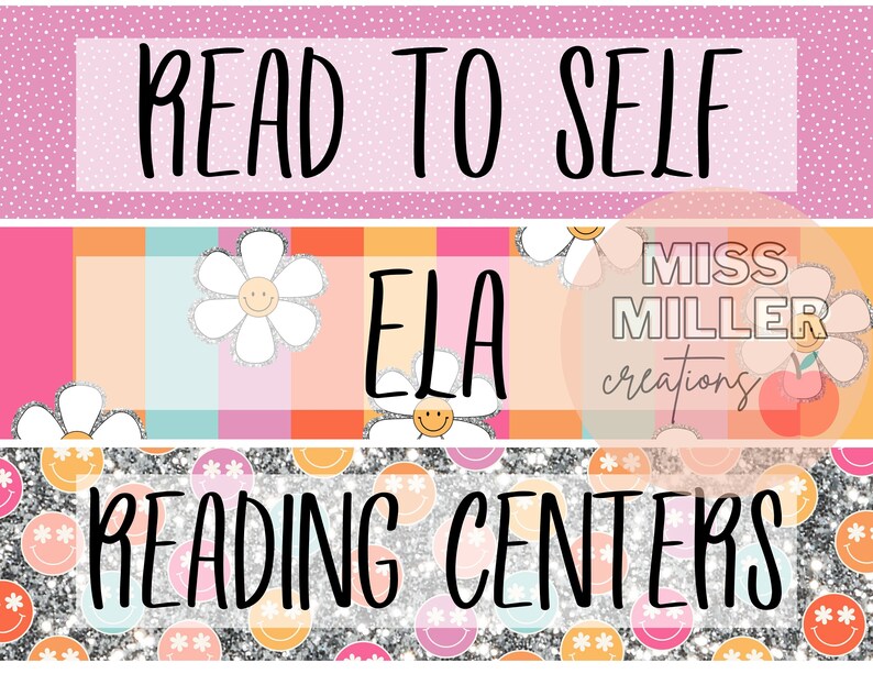 Groovy Glitter Classroom Schedule editable - Etsy