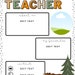 Woodland Meet the Teacher Template - Etsy