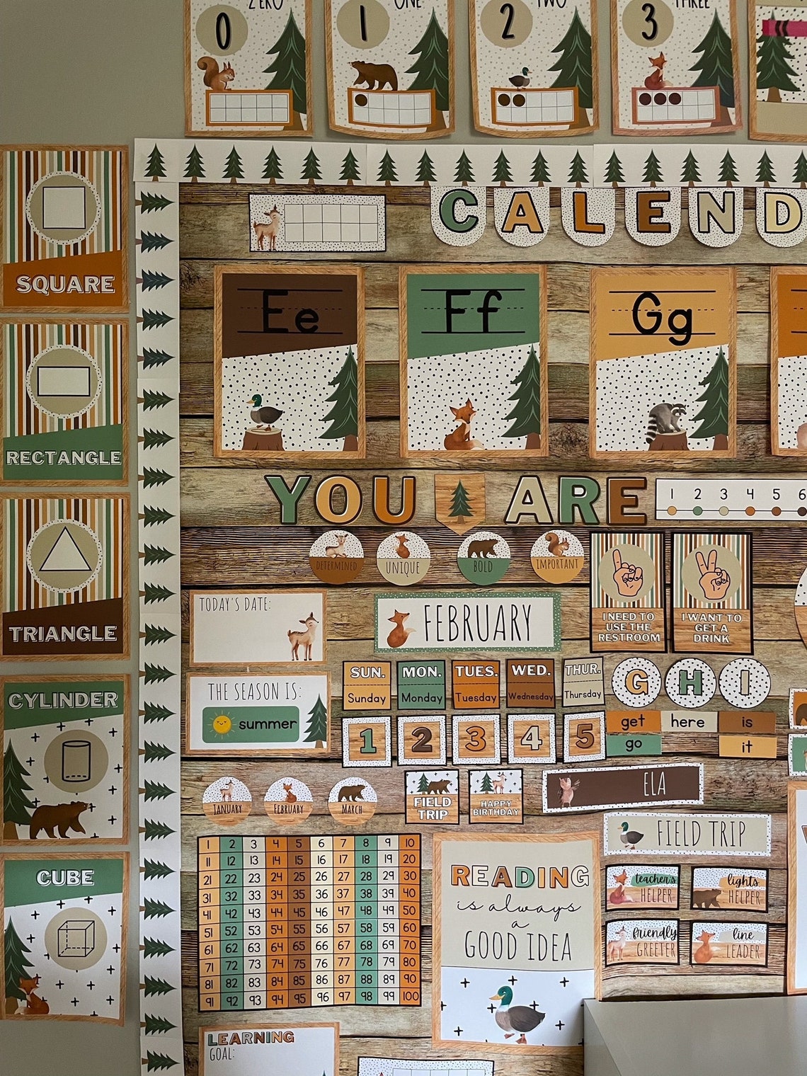 Woodland Theme Complete Classroom Bundle editable - Etsy UK