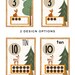Woodland Classroom Number Posters - Etsy