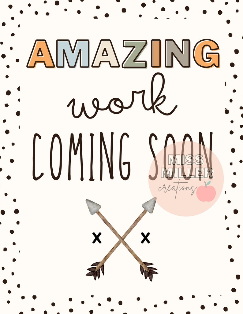 Adventure Work Coming Soon Posters - Etsy