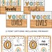 Modern Boho Rainbow Voice Level Classroom Posters - Etsy