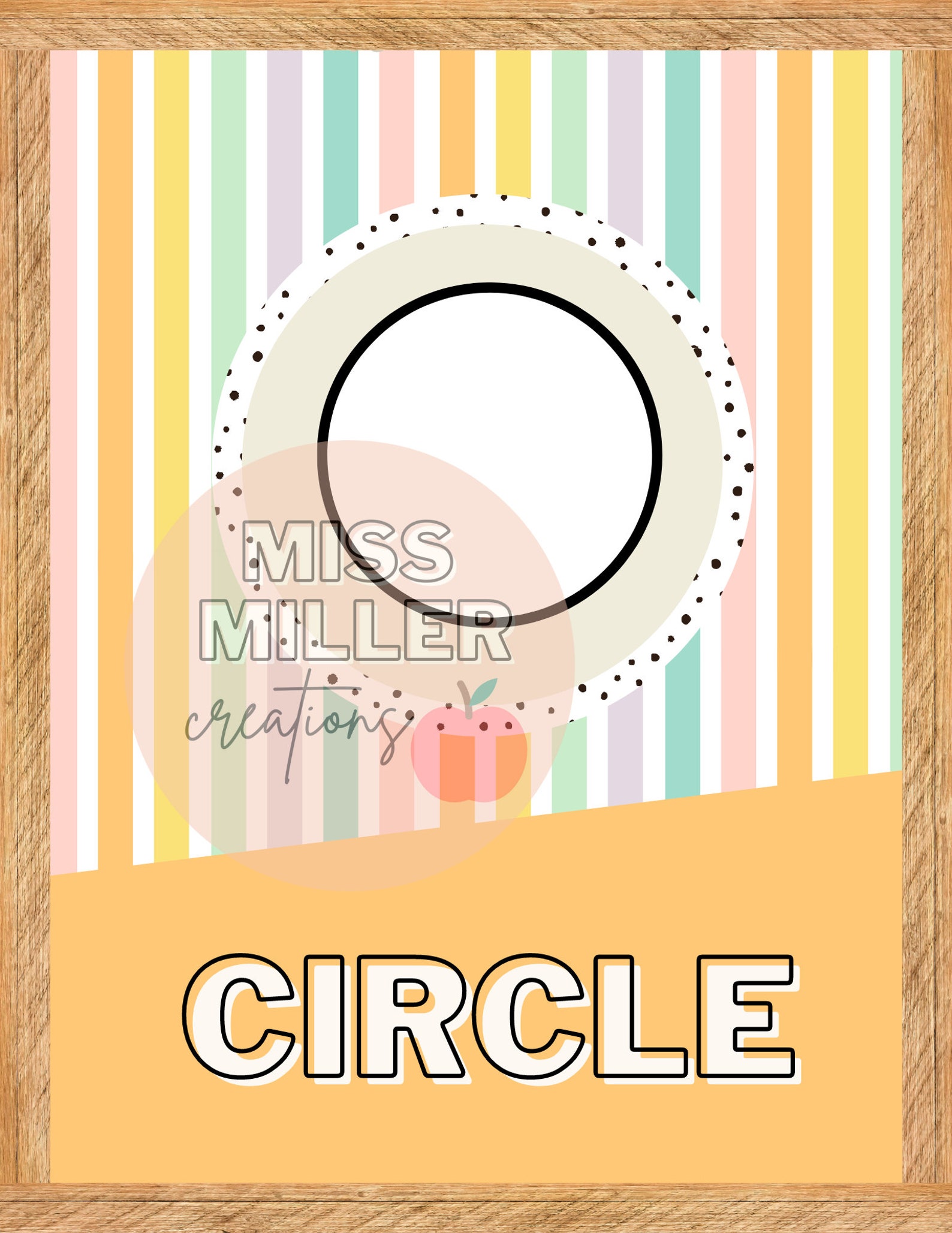 Pastel Boho Rainbow Classroom Shape Posters - Etsy