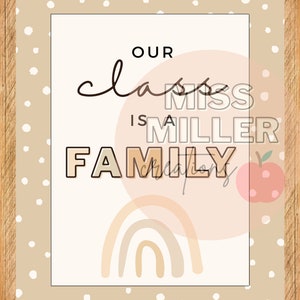 Neutral Boho Rainbow Classroom Motivational Quote Posters - Etsy