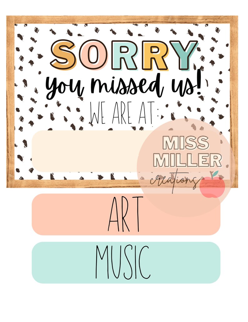 Modern Boho Rainbow Where Are We Classroom Door Sign [editable] - Etsy