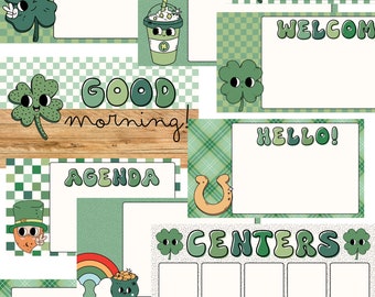 St. Patrick's Day Themed Templates for Google Slides Templates | March ...